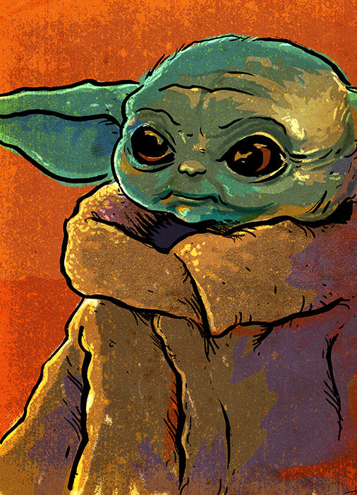 Grogu Illustration – The Art Of Robert Jimenez