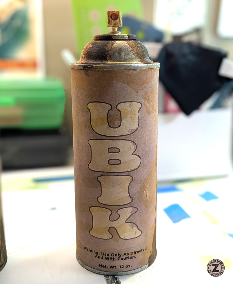 UBIK CANS ARE SOLD OUT FOR NOW – The Art Of Robert Jimenez
