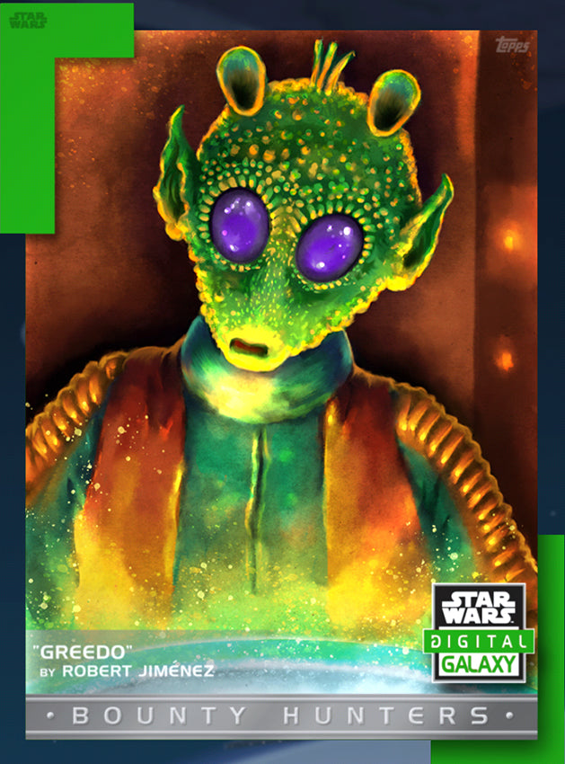 Greedo - Star Wars Digital Galaxy Trading Card – The Art Of Robert Jimenez